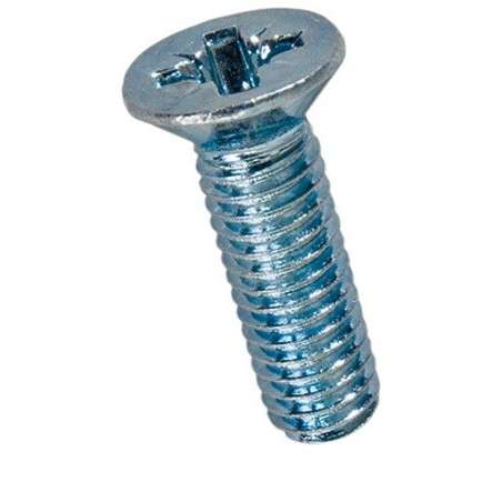 Parafuso cabeça cónica de aço zincado M3x4mm - Phillips PH1