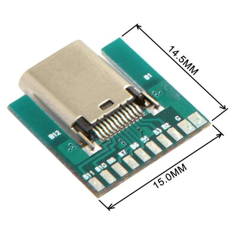 USB-C 3.1 24PIN Connector Module female