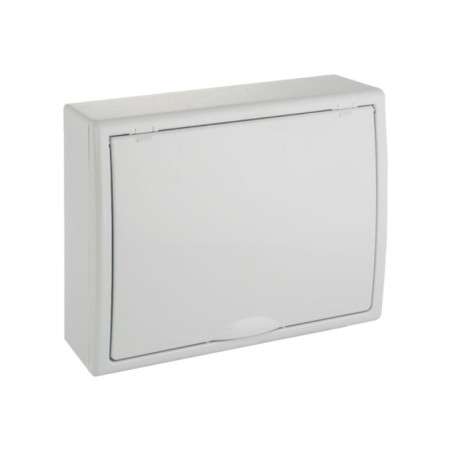 Surface distribution box for 12-module electrical panel