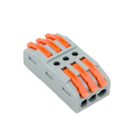 3x3 in-line lever connection terminal [0.08 to 4mm]