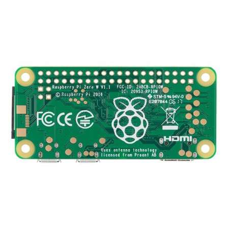 Raspberry Pi Zero 1GHz 512MB WiFi + Bluetooth 4.1 - Pi Zero W