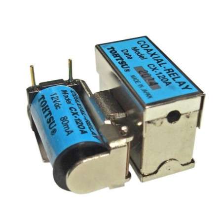 Tohtsu CX-120P Coaxial Relay SPDT 3x cable, 12V