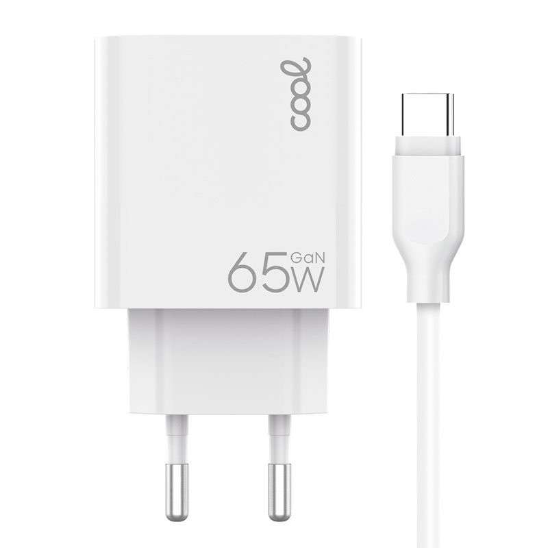 Universal Ultra Fast PD Type-C + USB COOL Network Charger (65W + Type-