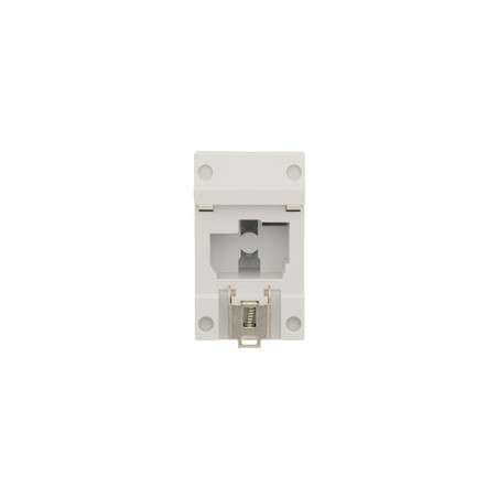 Schuko socket 230VAC 16A for DIN rail Gray