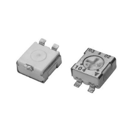 SMD 5mm 100 Ohms, 250 mW (1/4 W) TRIMMER