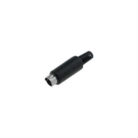 Plug mini DIN 4-pin male for cable