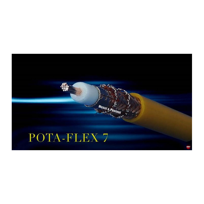 POTA-FLEX 7 / .300" – Low-loss 50 Ohm coaxial cable, flexible and rugg