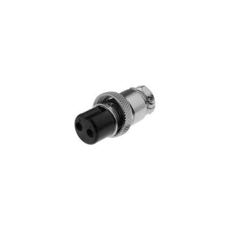 microphone plug female 2-pin cable