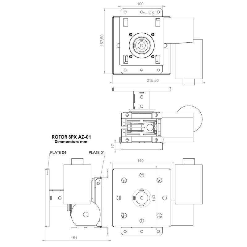 ROTOR SPX AZ 01 (SPID)