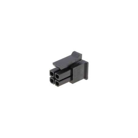 ficha-300mm-4-pinos-2x2-femea-sem-terminais-molex-micro-fit-43025-0400