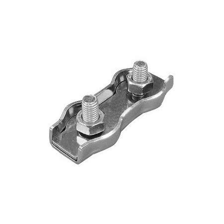 Cerra-Cabos Plano duplo 10mm (M10) INOX