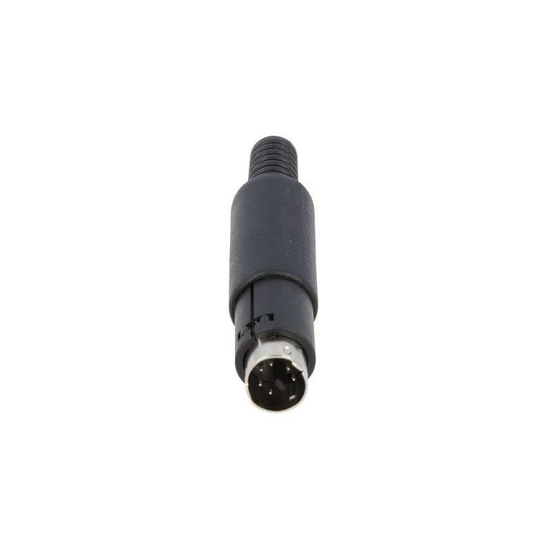 Plug mini DIN 6-pin male for cable