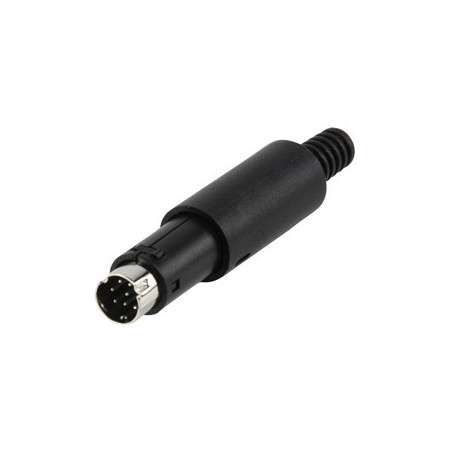 Plug mini DIN 8-pin male for cable