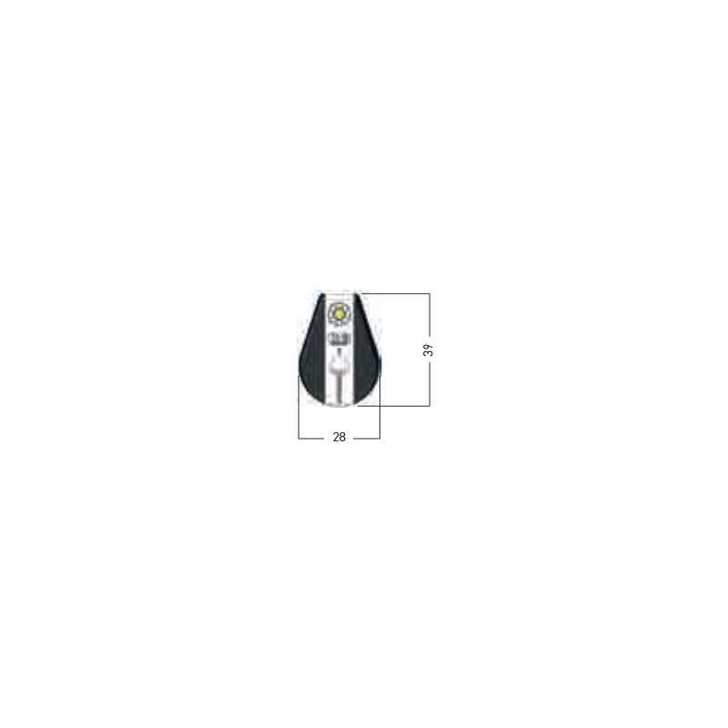 Pulley HD anti-tangle up to 8 mm, Becket, Stainless