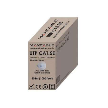 Single CAT5e UTP Cable CCA - Box 305m