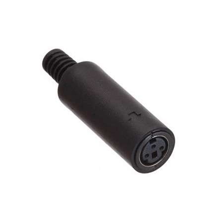 Plug mini DIN 3-pin female for cable