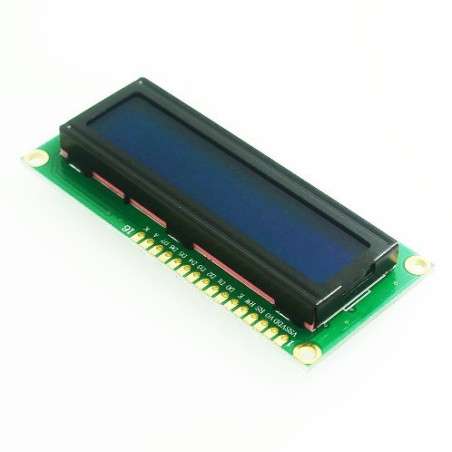 Display LCD 16x2 LED Backlight Azul - (Caract. Brancos)