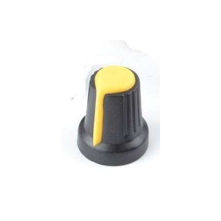 KNOB YELLOW COLOR FOR 6MM SHAFT