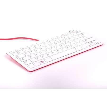 Teclado USB Raspberry Pi rojo / blanco con USB HUB - versión PT ...