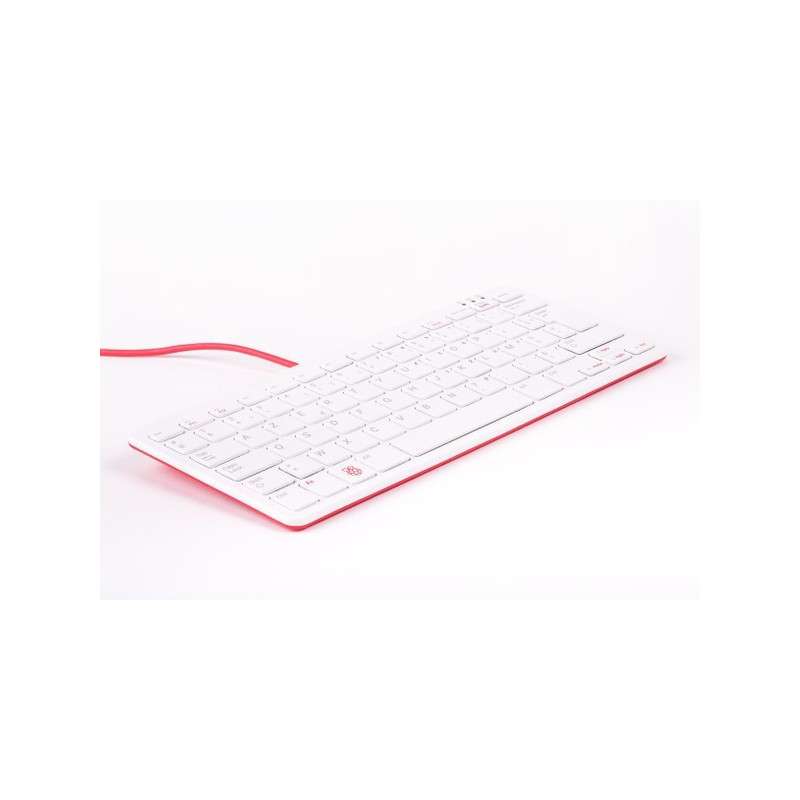 Teclado USB Raspberry Pi rojo / blanco con USB HUB - versión PT ...