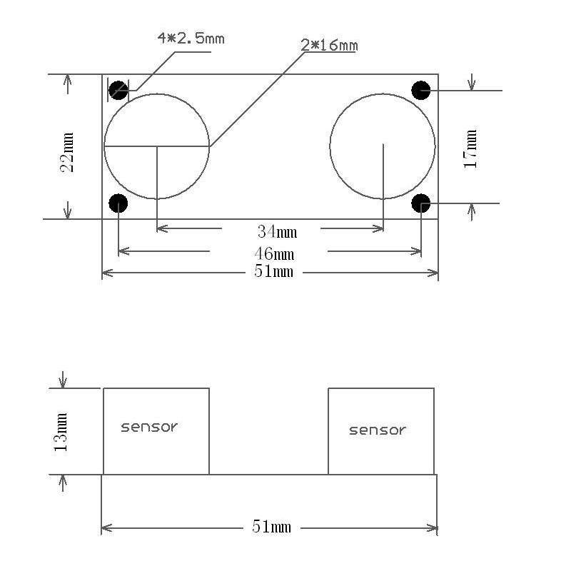 HC-SR04 MÓDULO SENSOR DE ULTRASSOM PARA ARDUINO / FUNDUINO
