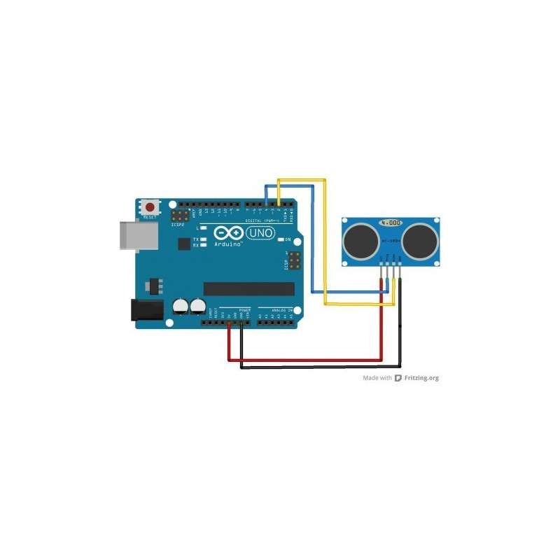 HC-SR04 MÓDULO SENSOR DE ULTRASSOM PARA ARDUINO / FUNDUINO
