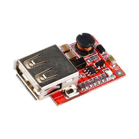 MODULE DC-DC STEP-UP 3V TO 5V 1AMP. USB TO CHARGE MOBILE, MP3, ETC