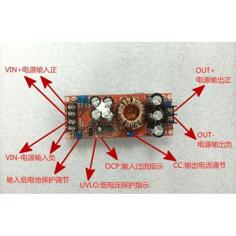 DC / DC Converter DC/DC 10-60V (IN) - 12-83 VDC (OUT) 20A step up