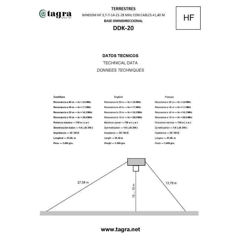 TAGRA DDK-20 WINDOM HF